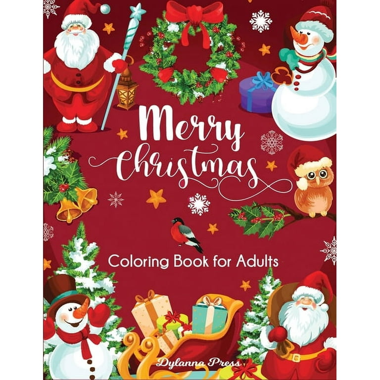 adult coloring book holiday