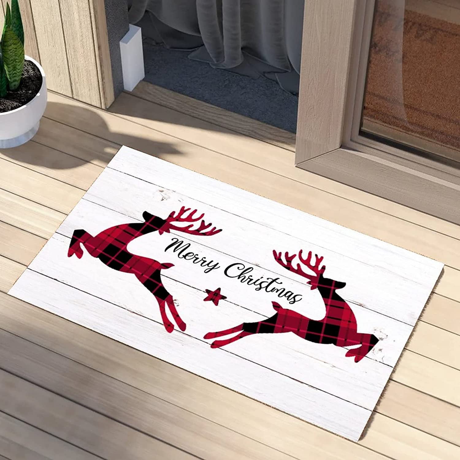 Merry Christmas Entry Mat Coconut Coir Christmas Decorations Garage ...