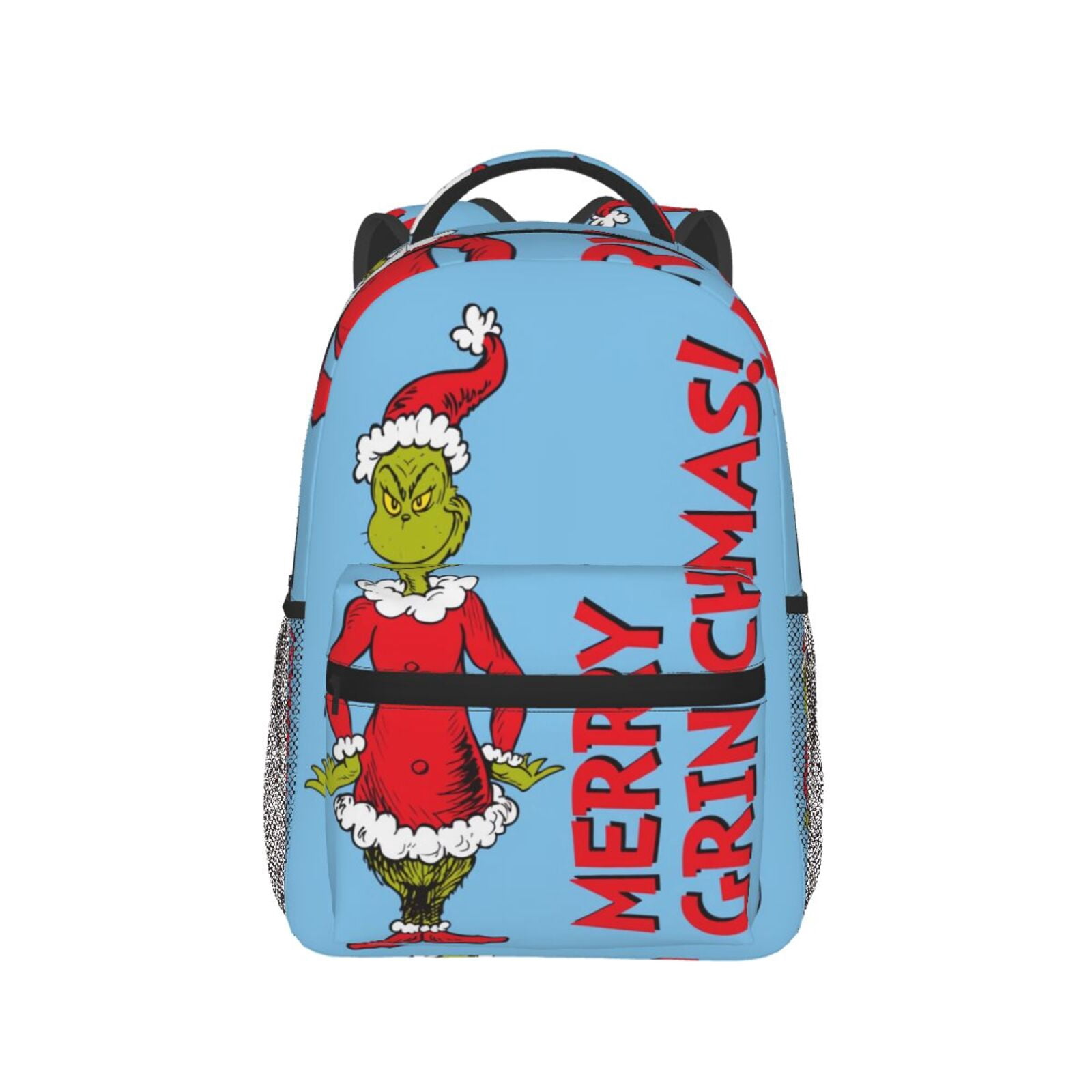 Merry Christmas Grinch Backpack 15.7 Inch,Travel Backpack Lightweight ...