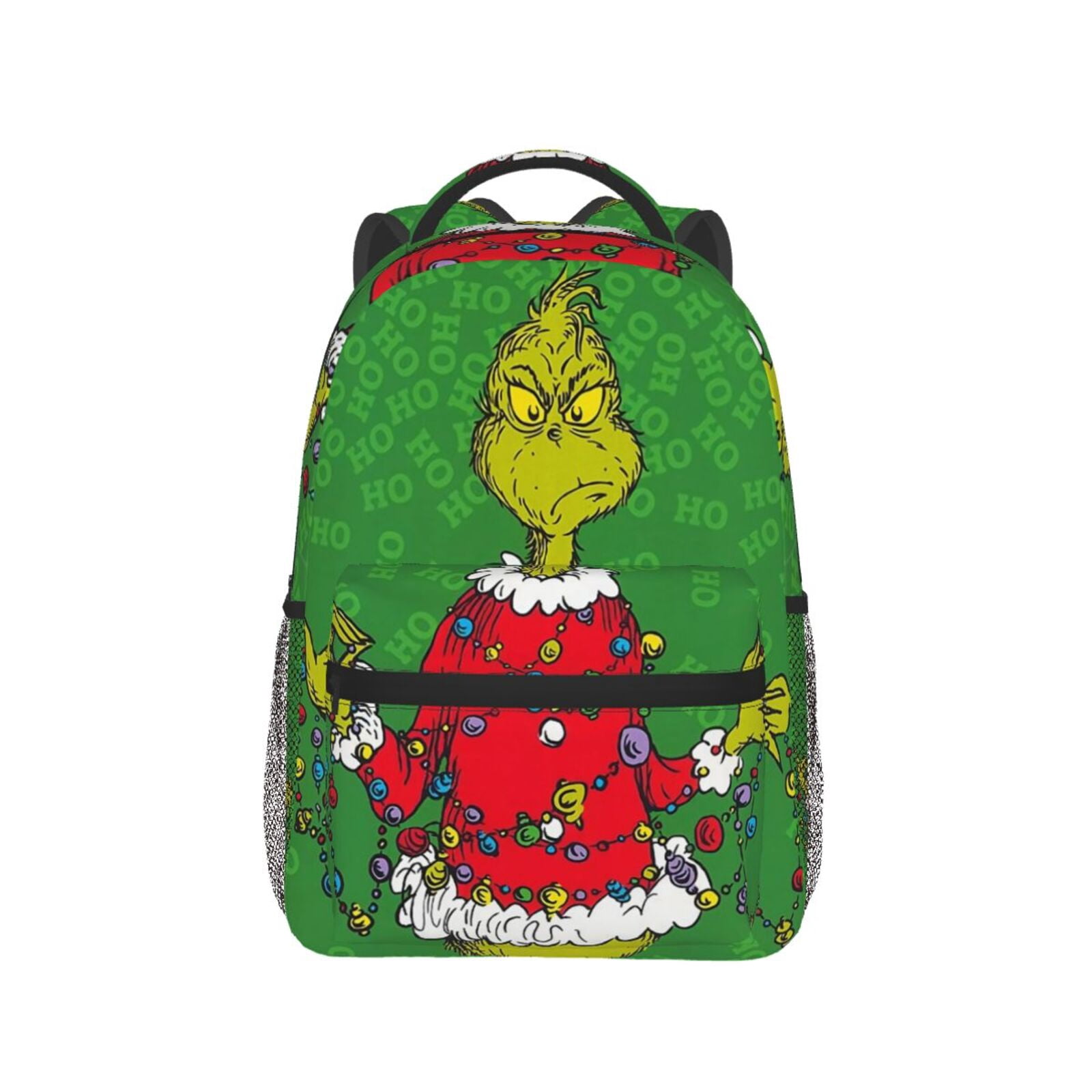 Merry Christmas Grinch Backpack 15.7 Inch,Travel Backpack Lightweight ...
