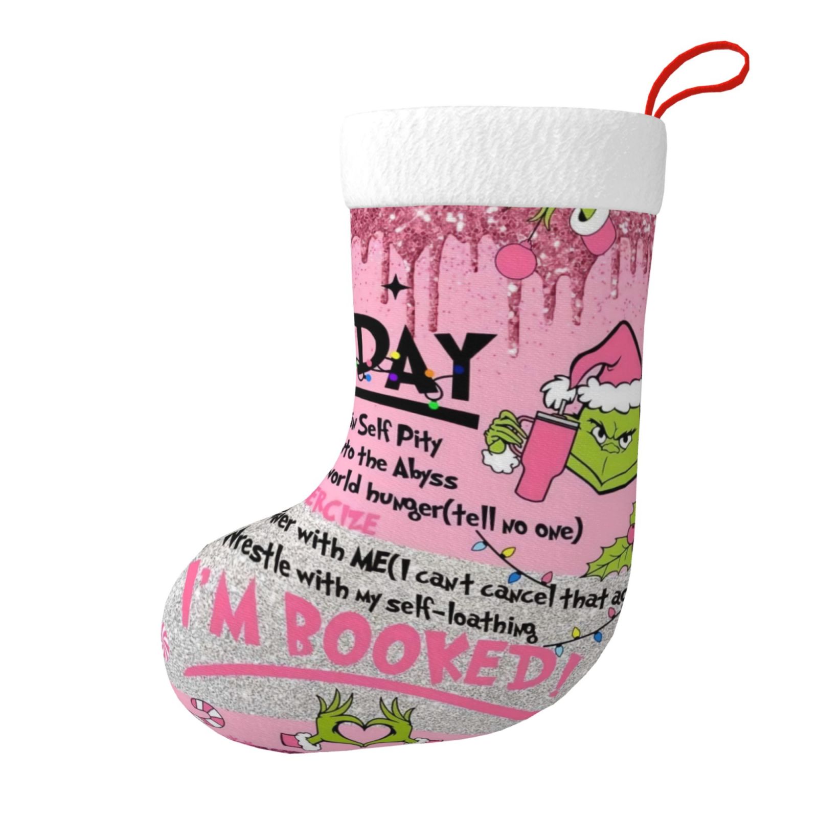 Merry Christmas Grinch Christmas Stocking 18 Inch,Merry Christmas ...