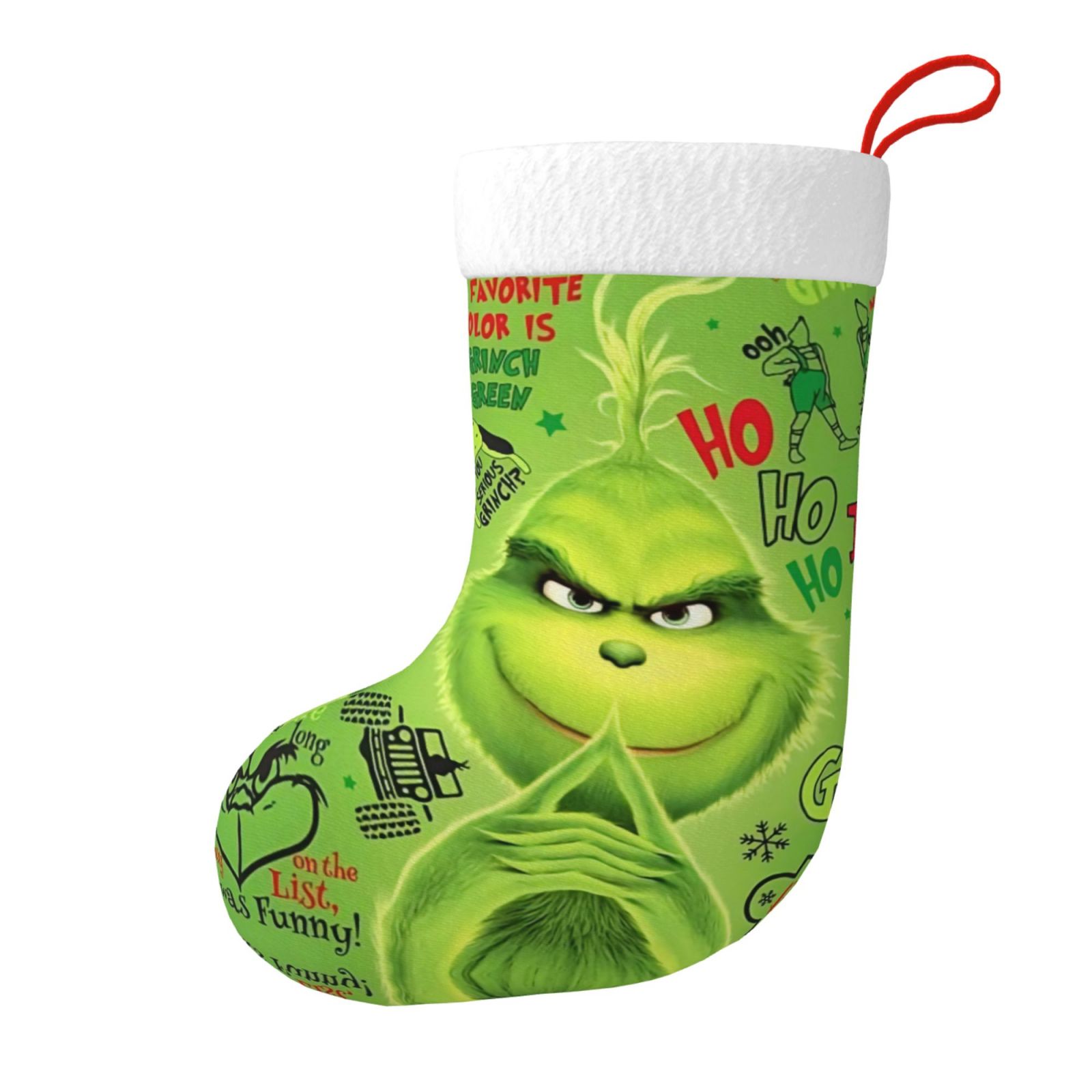 Merry Christmas Grinch Christmas Stocking 18 Inch,Merry Christmas ...