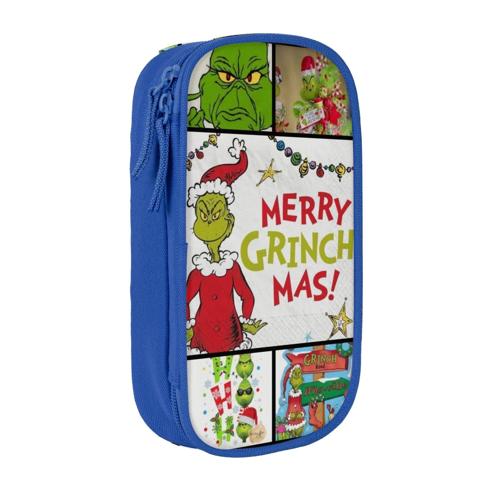Merry Christmas Grinch Mas Pencil Case,Pencil Pouch,Big Pencil Bag ...