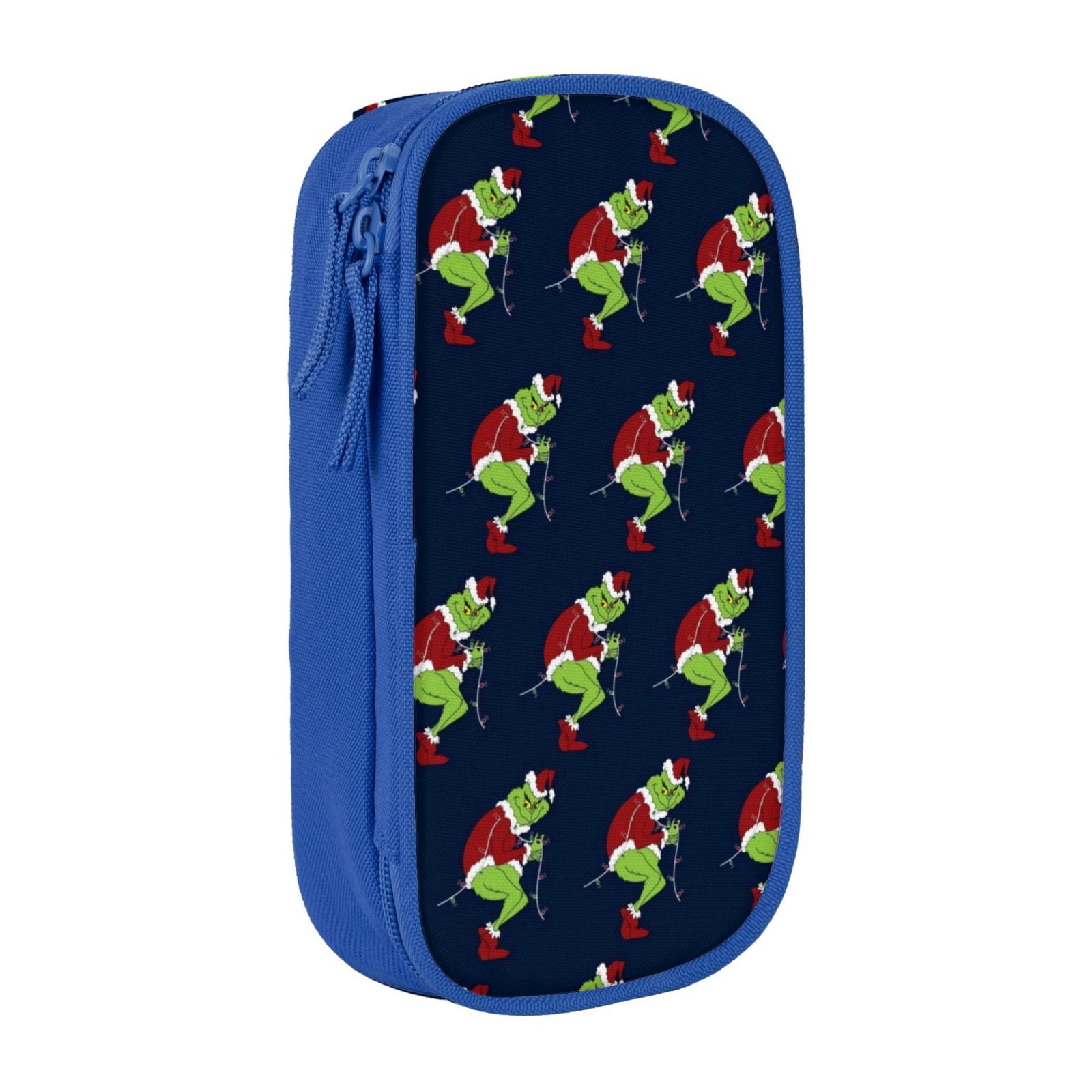 Merry Christmas Grinch Pencil Case,Pencil Pouch,Big Pencil Bag Pouch ...