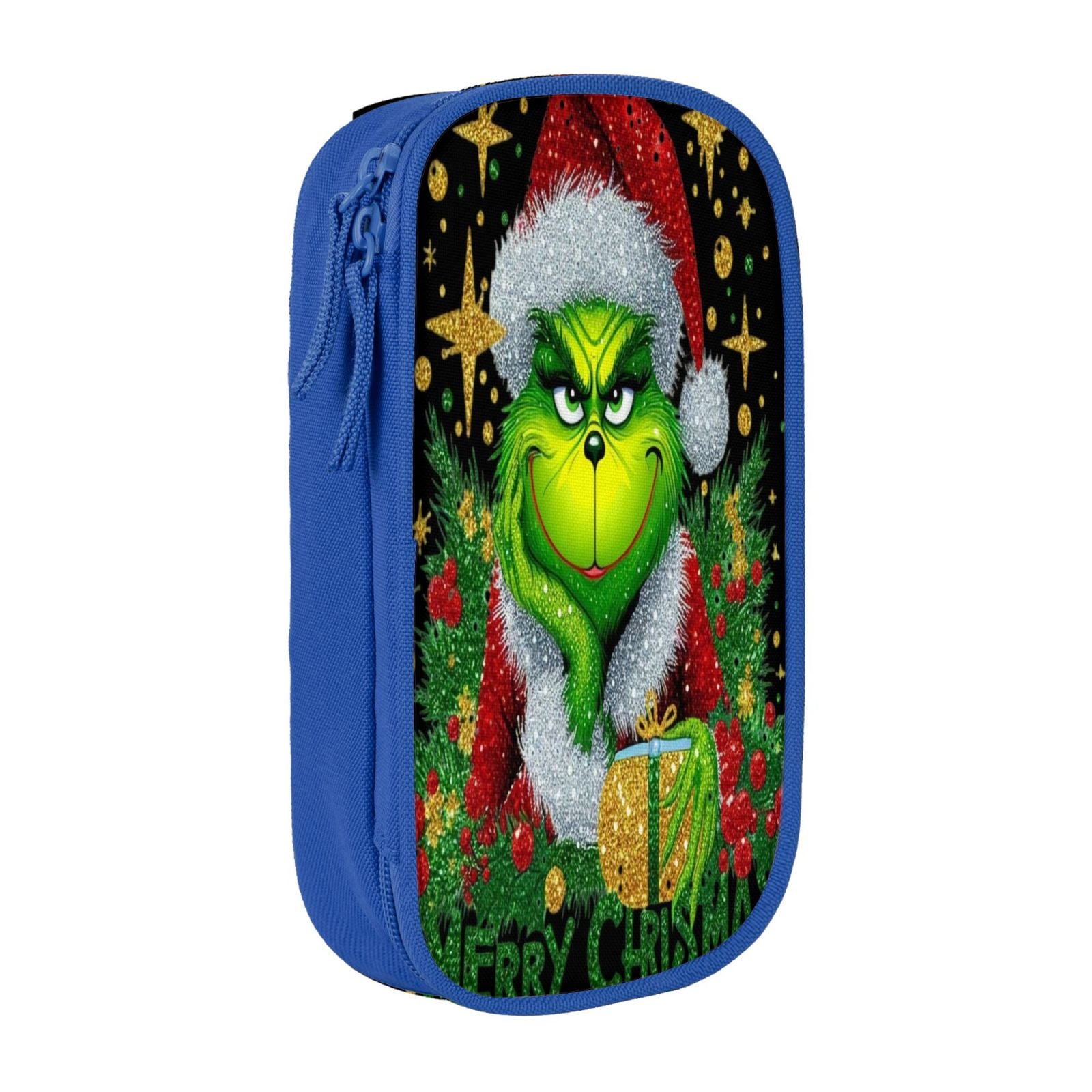 Merry Christmas Grinch Png Pencil Case,Big Capacity Pencil Pouch ...