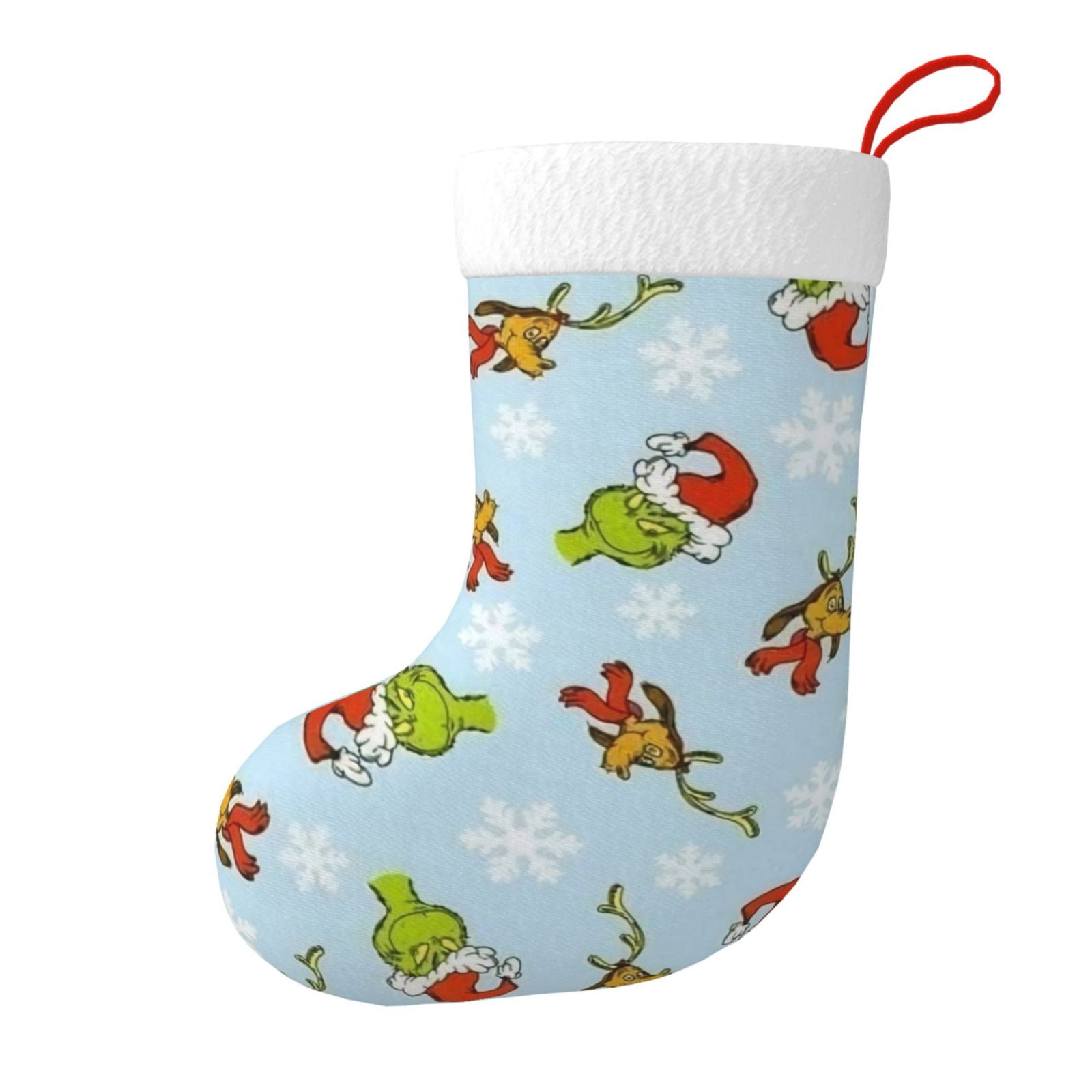 Merry Christmas Grinch Smiley Christmas Stocking 18 Inch,Merry ...