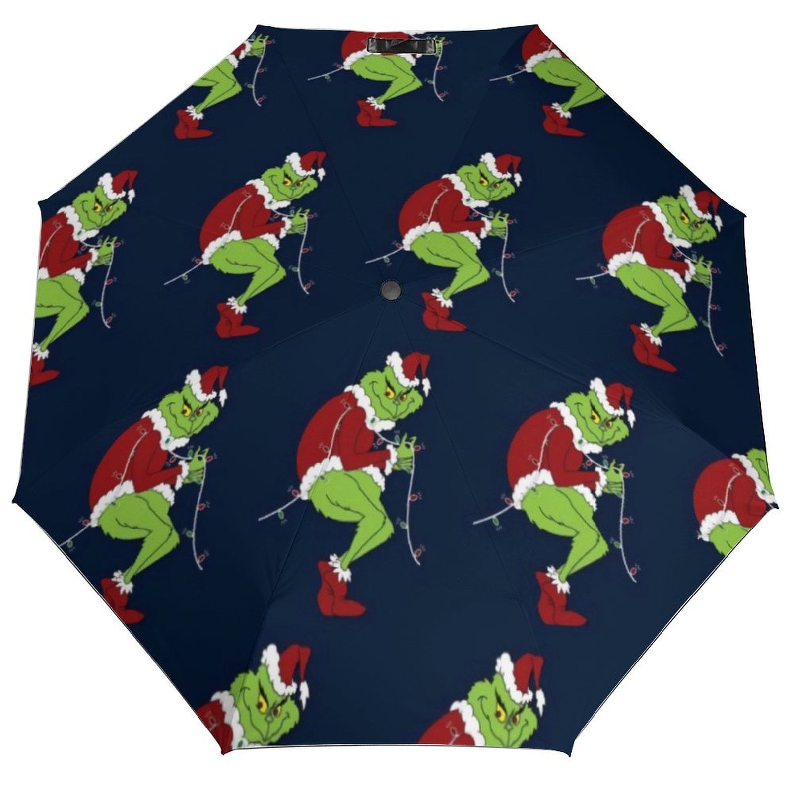 Merry Christmas Grinch Umbrellas for Rain,Windproof Travel Umbrella ...
