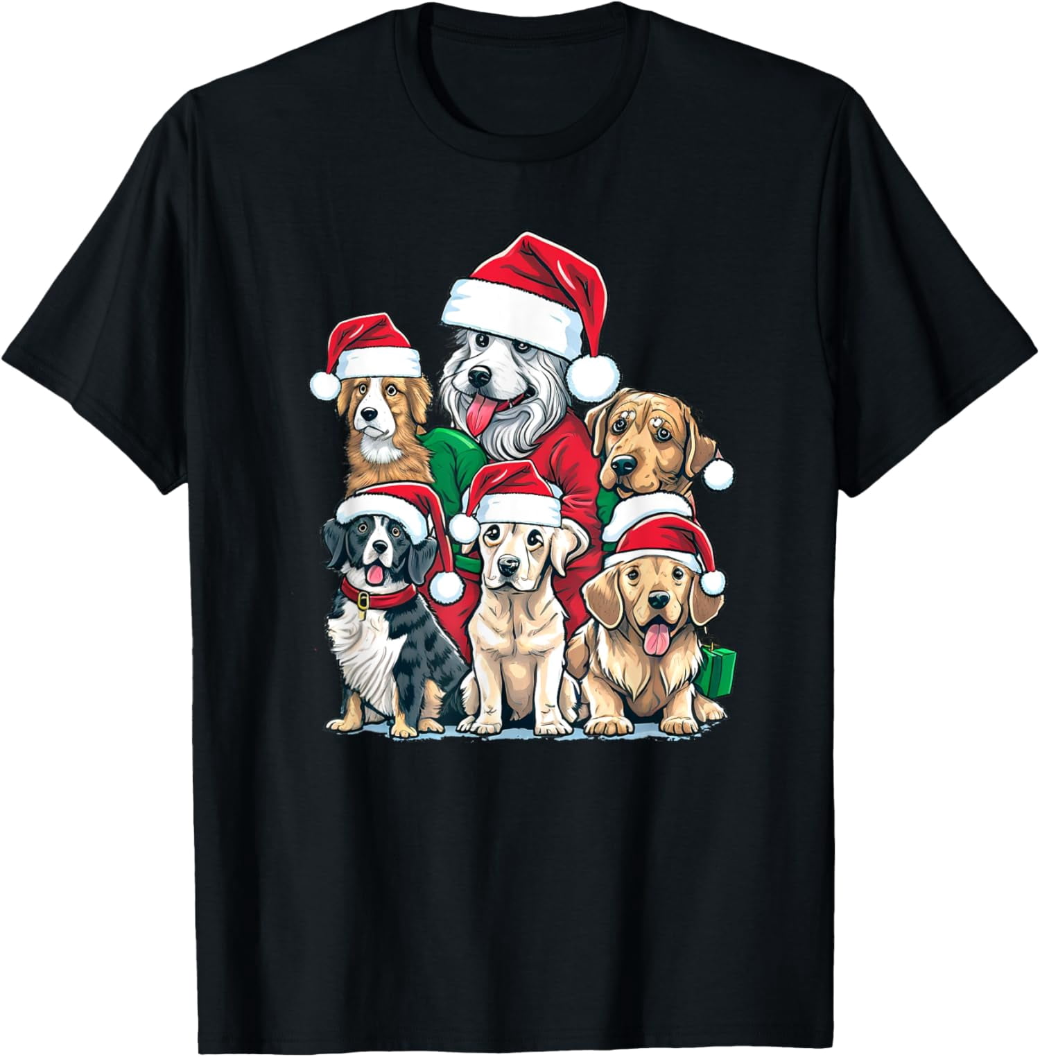 Merry Christmas Happy New Year Goodbye 2024 Hello 2025 T-Shirt ...