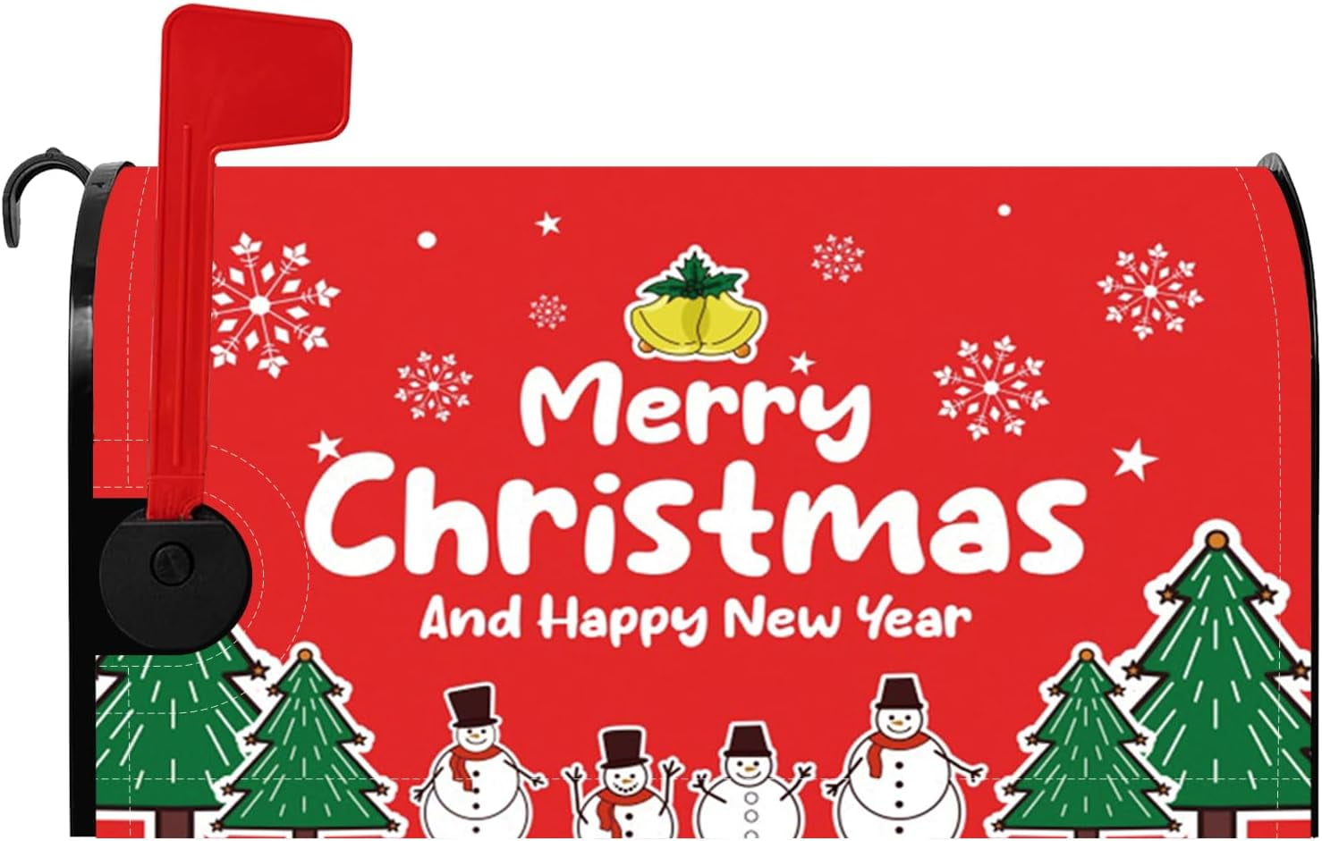 Merry Christmas and Happy New Year Mailbox Cover Snowman Christmas ...