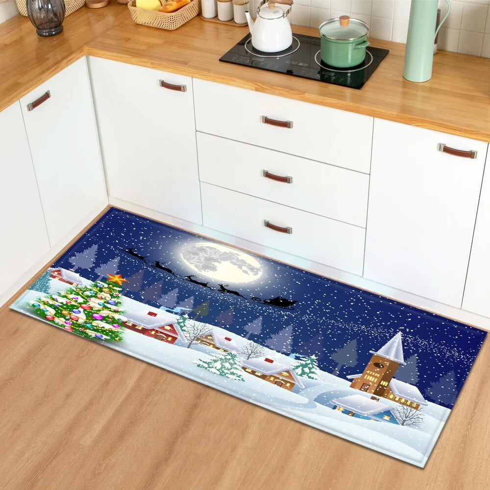 Merry Christmas Kitch Mat Home House Entrance Doormat Living Room ...
