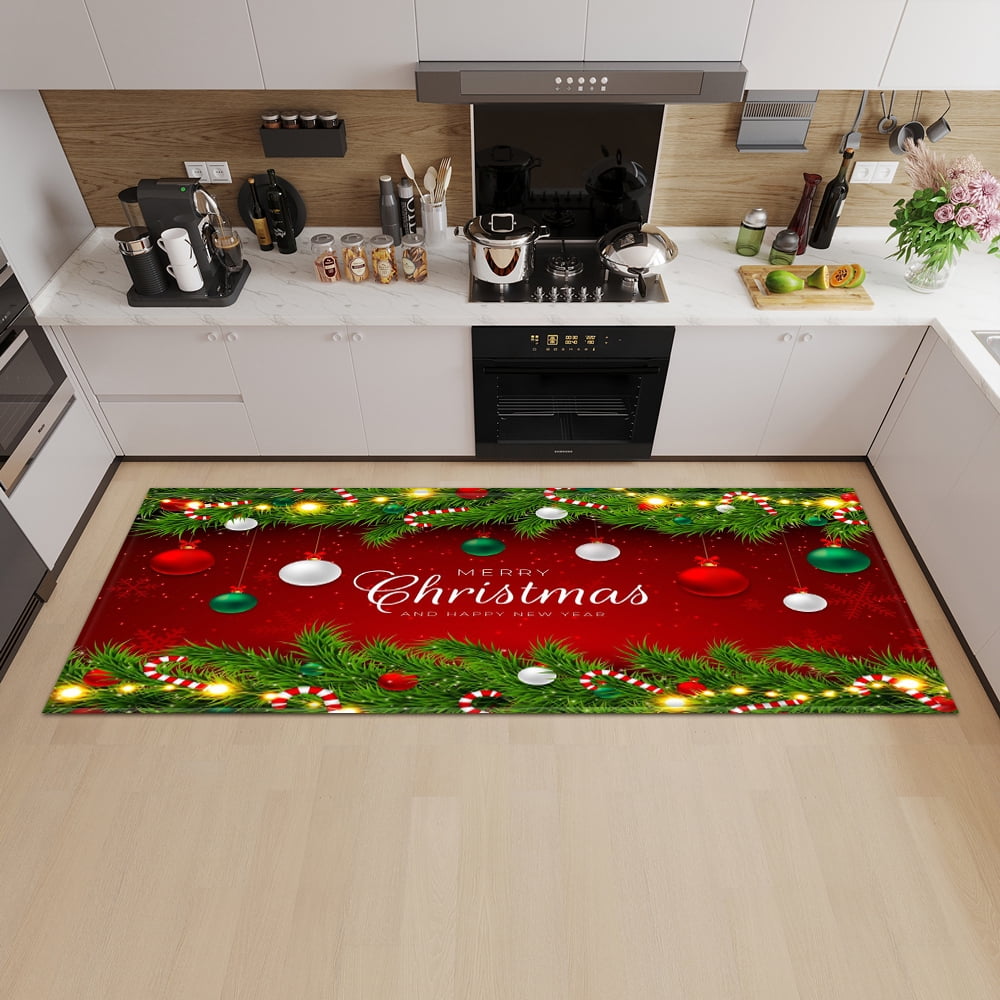Merry Christmas Kitchen Foot Mat Home House Entrance Doormat Living ...