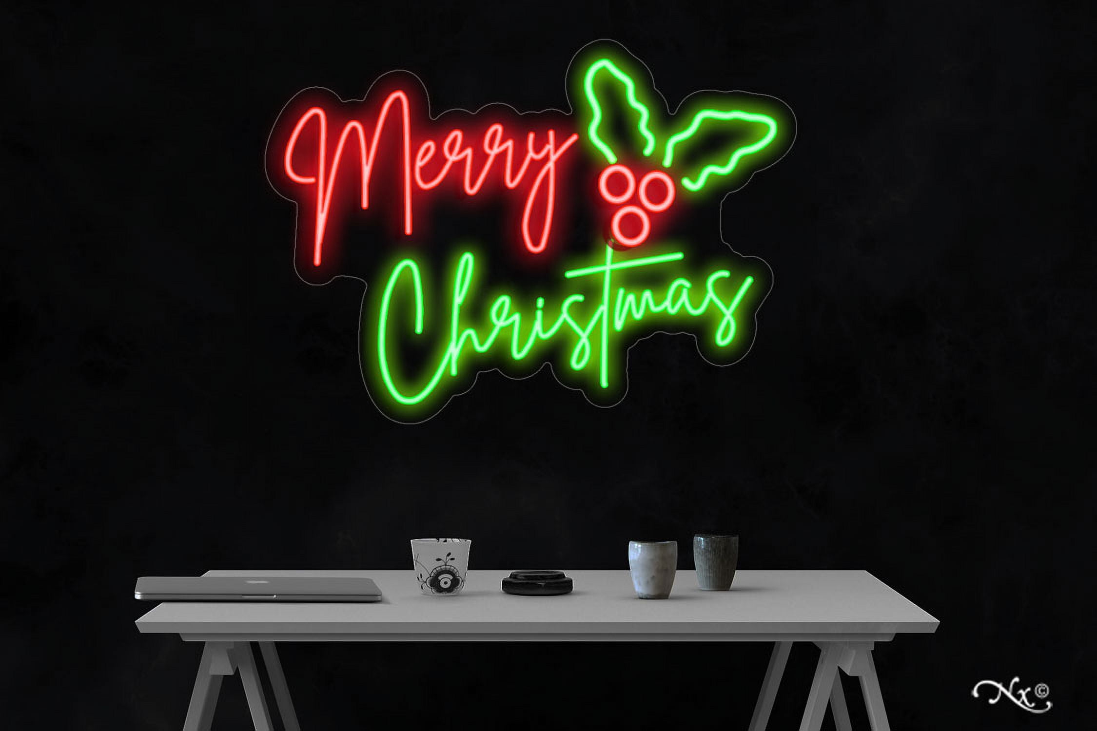Merry Christmas-LED Neon Sign Made in USA - Walmart.com