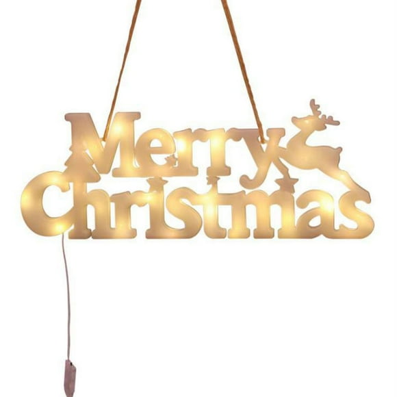 Large Outdoor Merry Christmas Lighted Sign