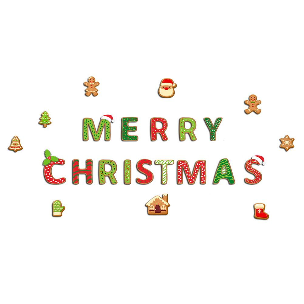 Merry Christmas Magnetic Stickers Set Car Fridge Car Garage Door Decor ...