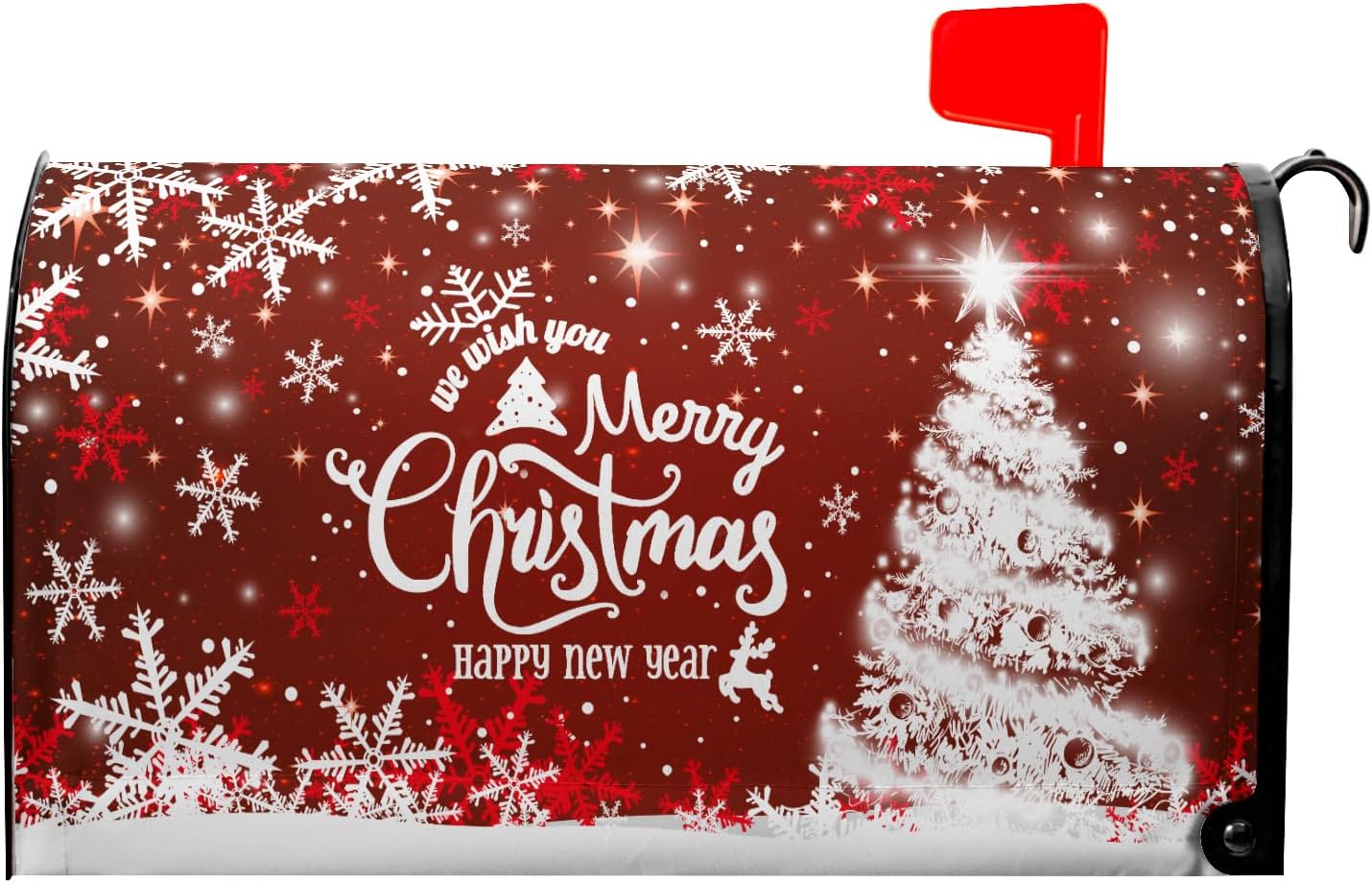 Merry Christmas Mailbox Cover 25.5x21in Christmas Mailbox Covers ...