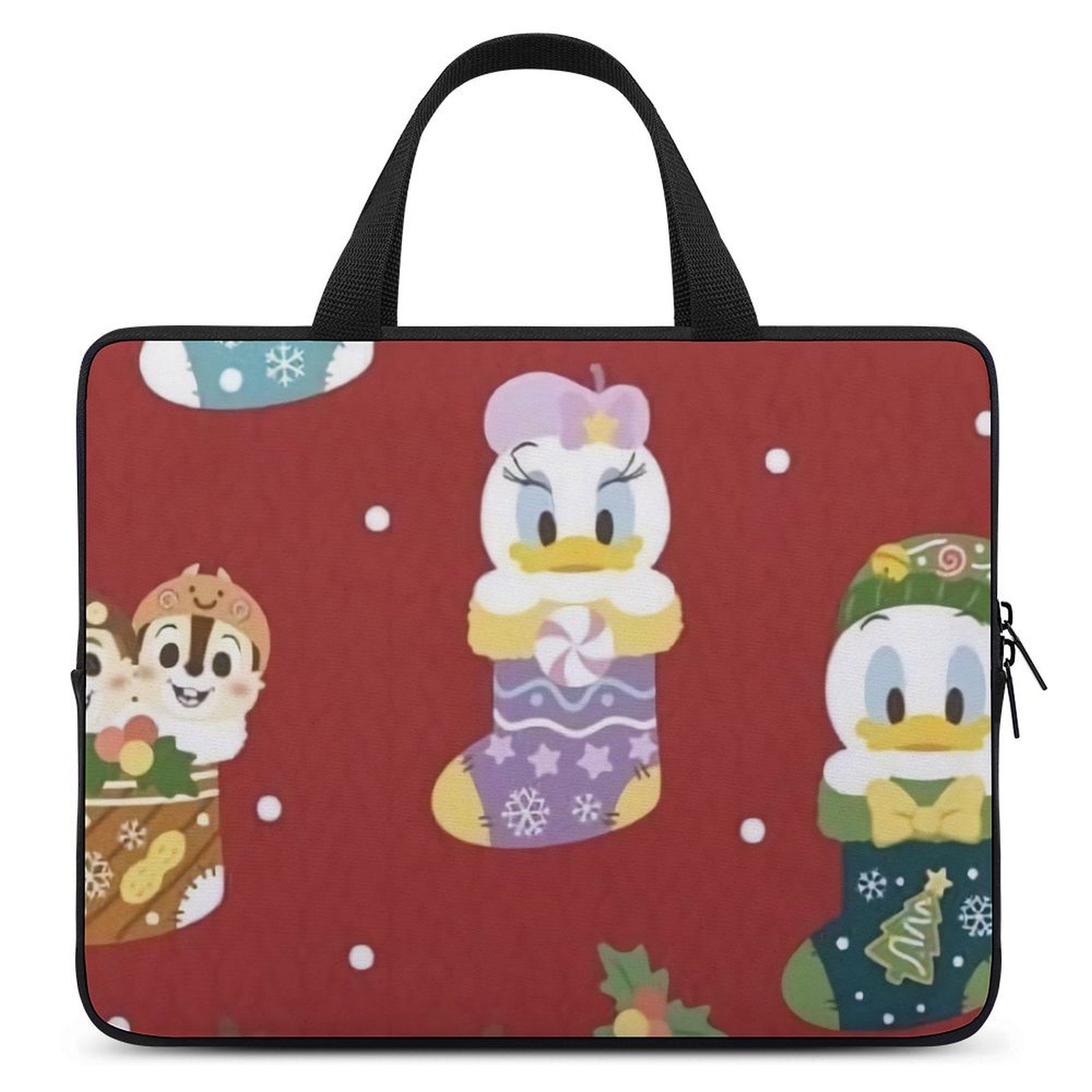 Merry Christmas Mickey & Minnie Mouse 12 Inch Laptop Bag,Expandable ...