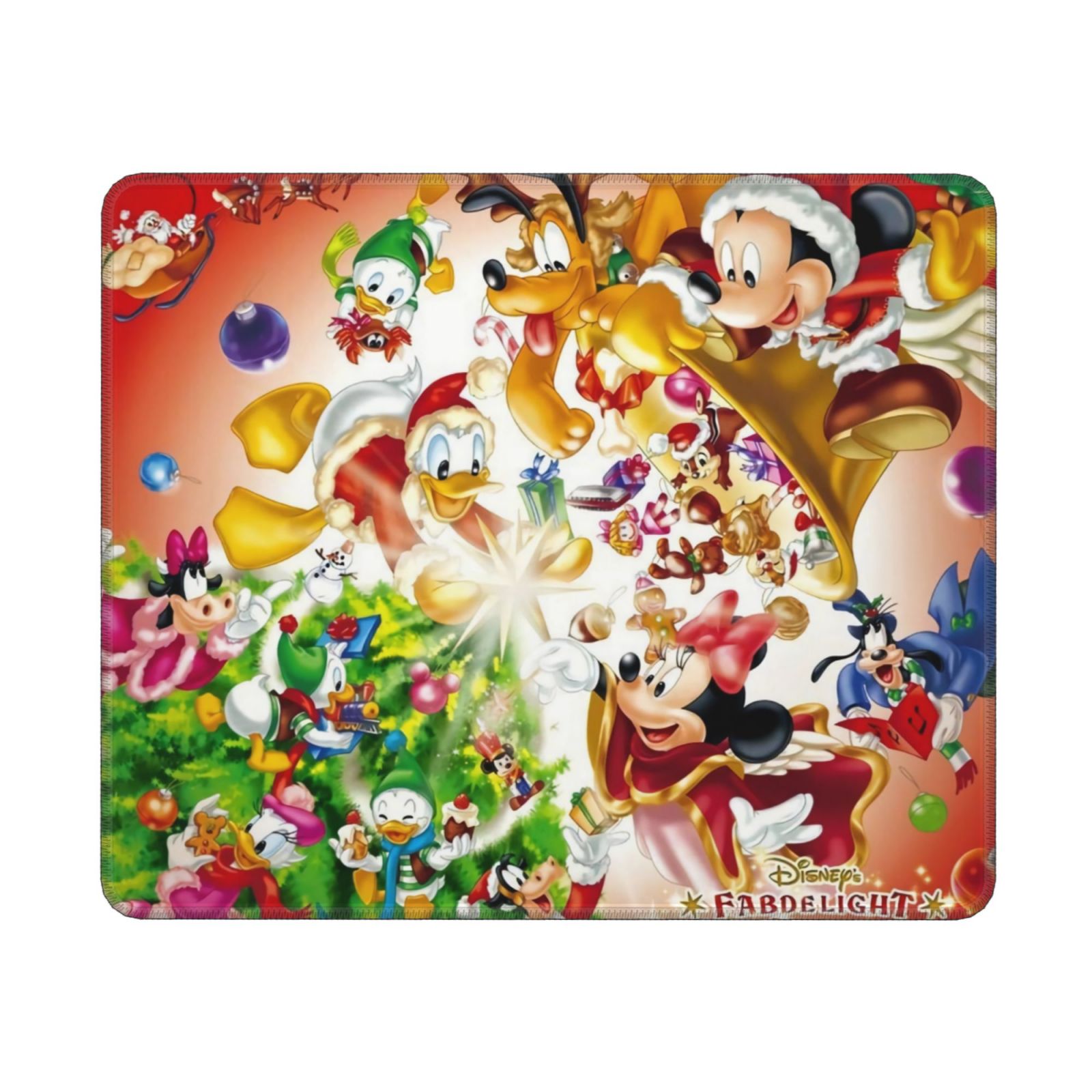Merry Christmas Mickey & Minnie Mouse And Friends Mouse Pad,Extended ...