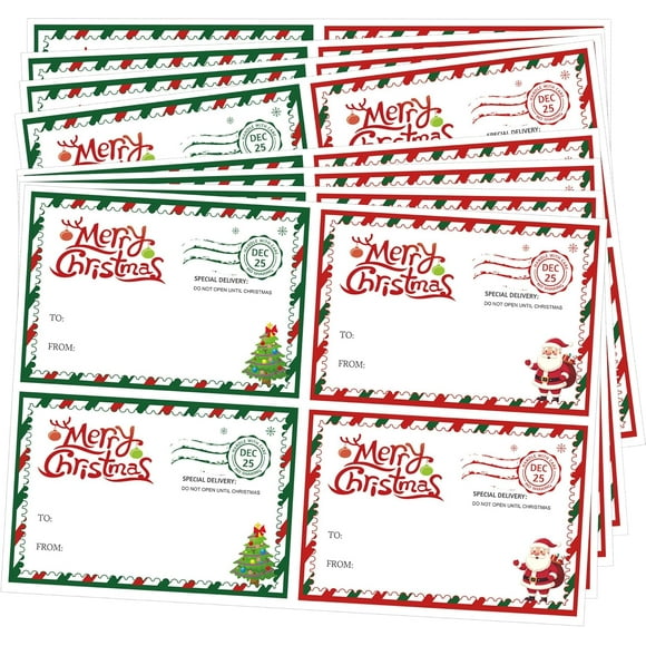 Santa Name Tags