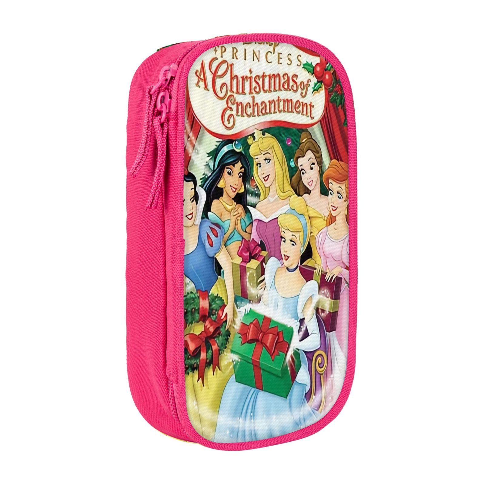 Merry Christmas &Princess Pencil Case,Pencil Pouch,Big Pencil Bag Pouch ...
