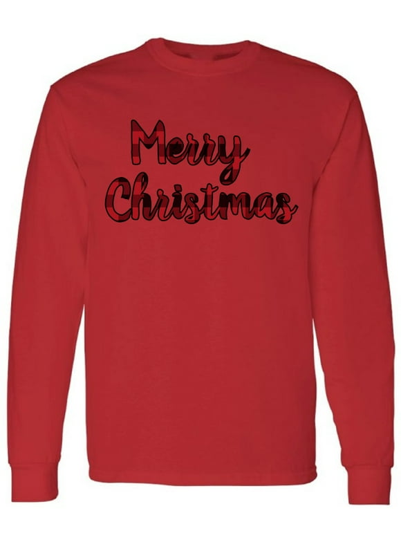 Mens Long Sleeve Christmas Shirt