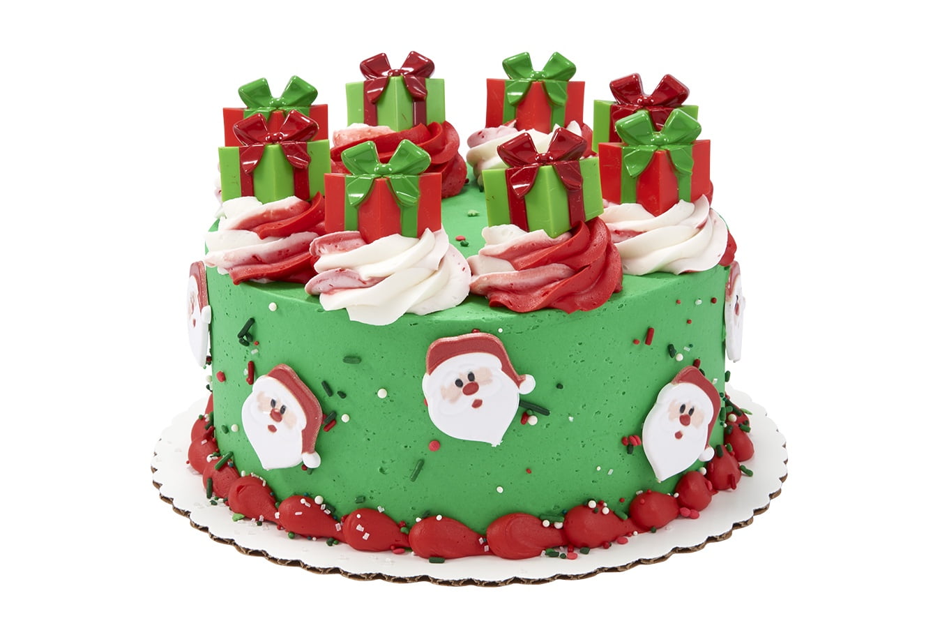 Merry Christmas Round Cake - Walmart.com