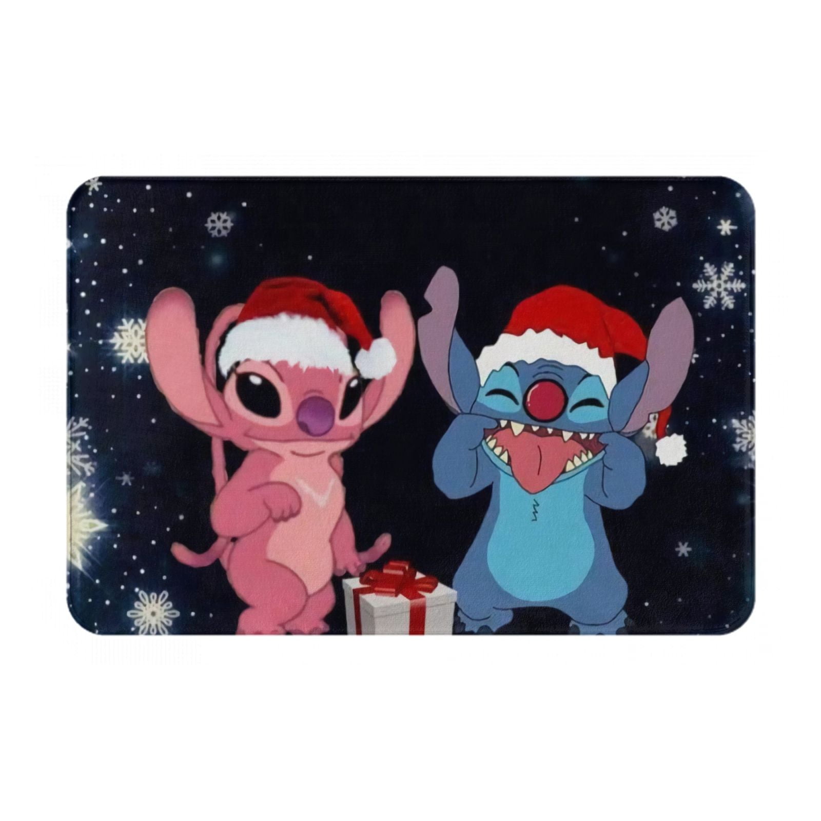 Merry Christmas S-titch Angela Bath Mat 16x24in,Bathroom Rugs,Kitchen ...