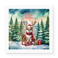 Merry Christmas Santa Reindeer Antlers Chihuahua Sleigh Xmas Winter ...
