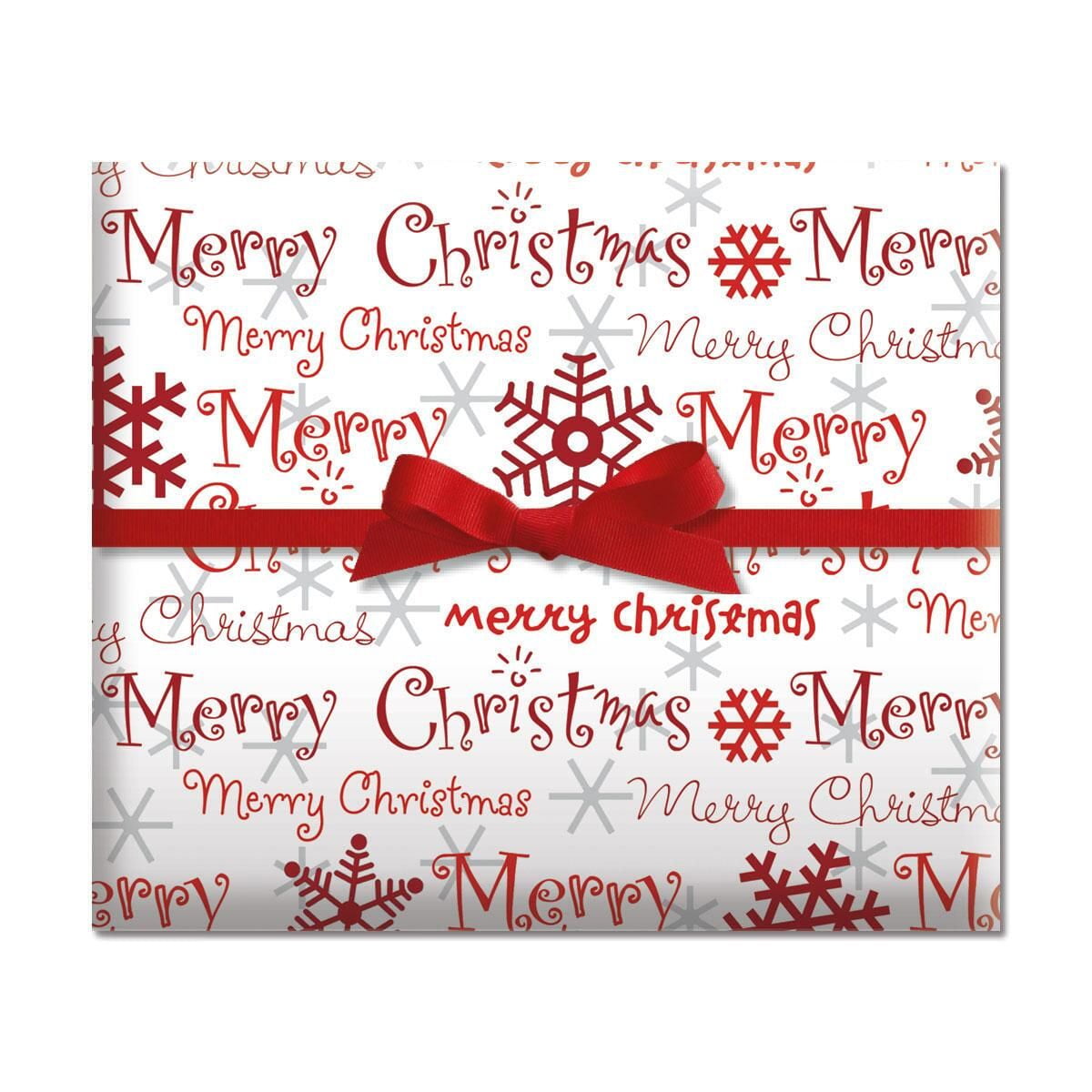 Current Christmas Script Jumbo Rolled Gift Wrapping Paper, Xmas Multi ...
