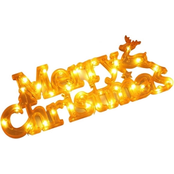Large Outdoor Merry Christmas Lighted Sign