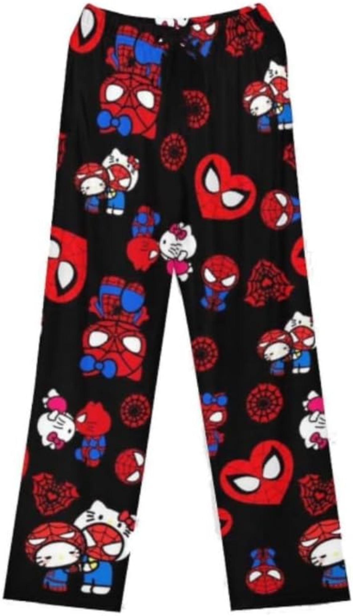 Seasonal Offers Spider_man hello kitty Pants for Women Men Cartoon ...