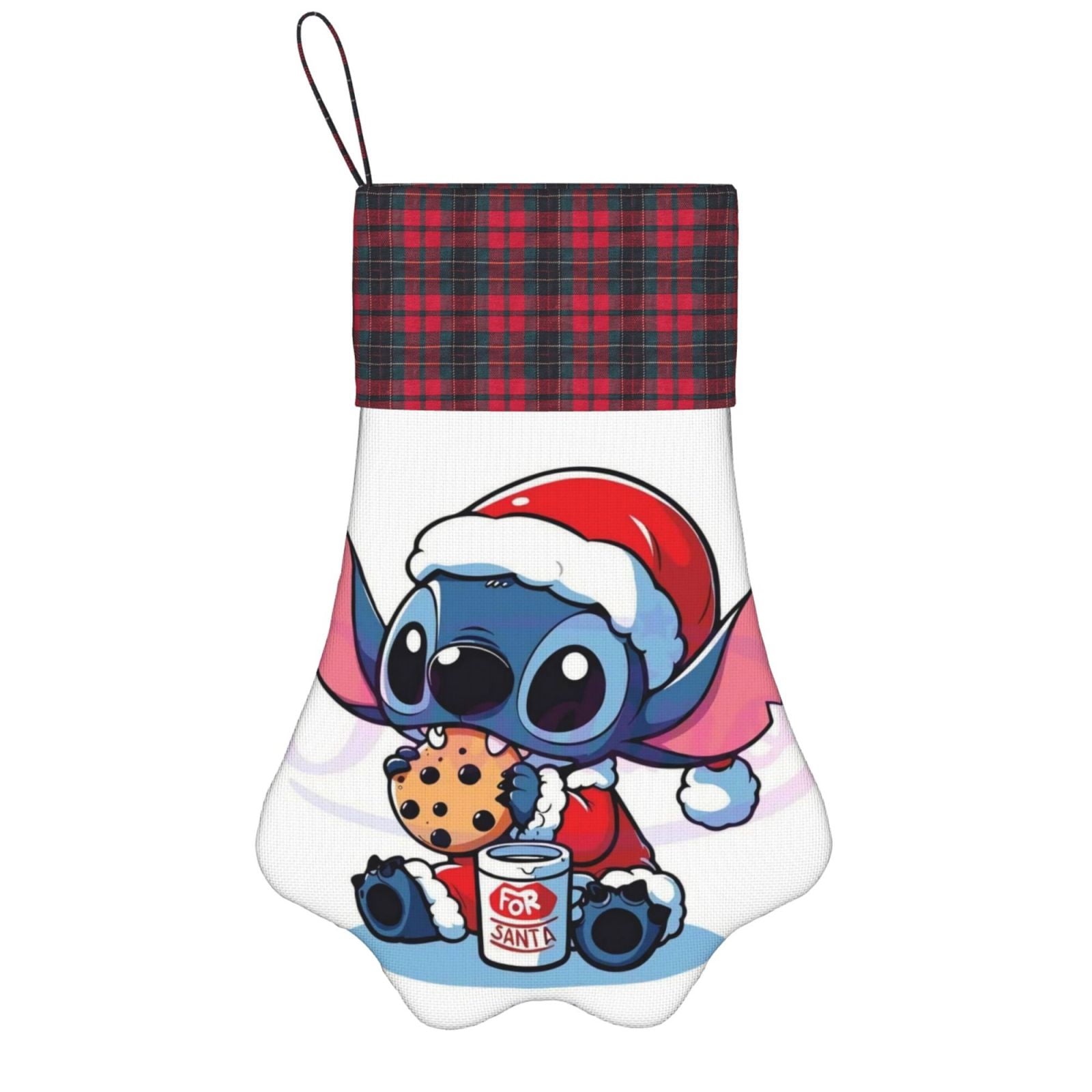 Merry Christmas Stitch Pet Paw Christmas Stockings 18 Inch Pet Dog ...