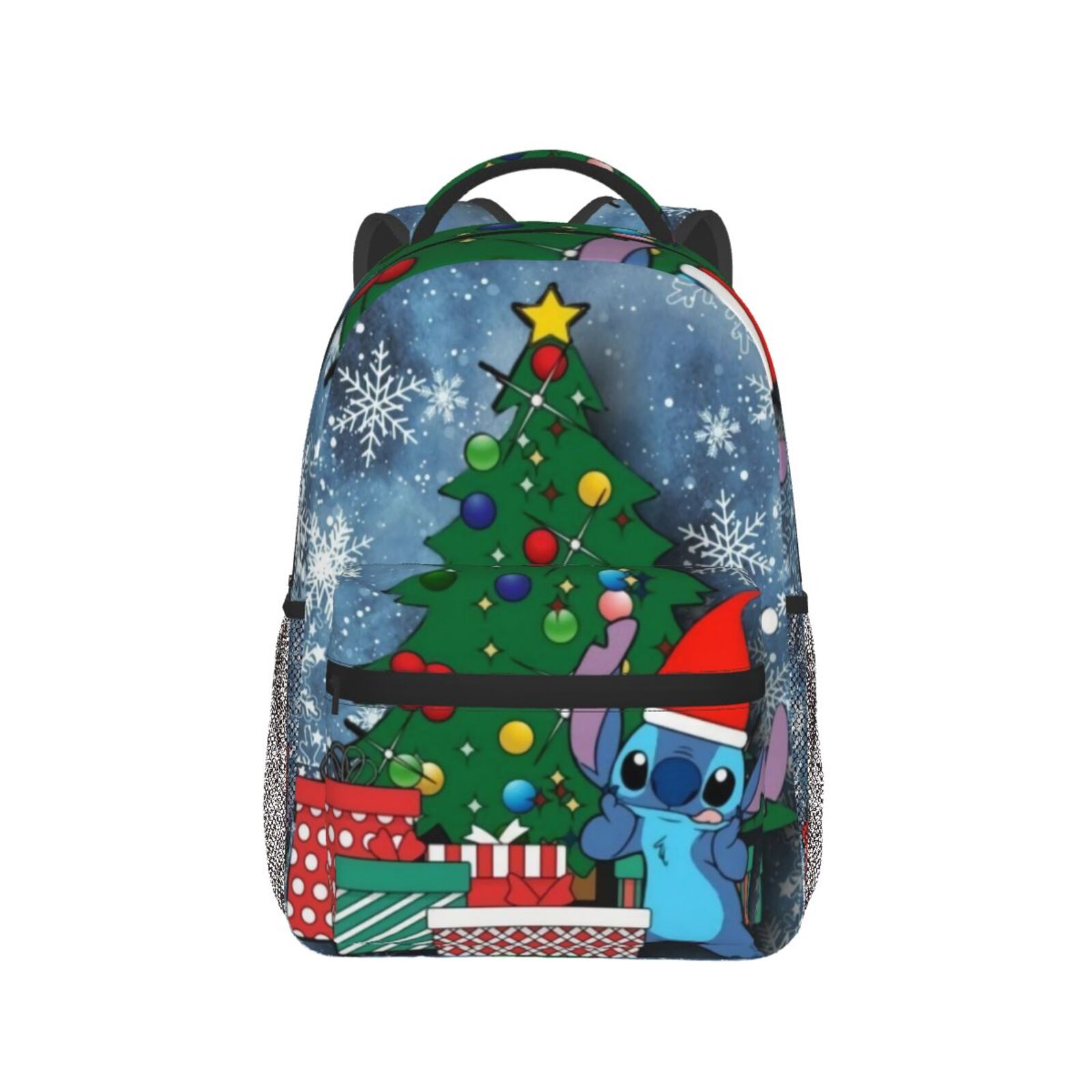 Merry Christmas Stitch Travel Backpack,Carry On Backpack Personal Item ...