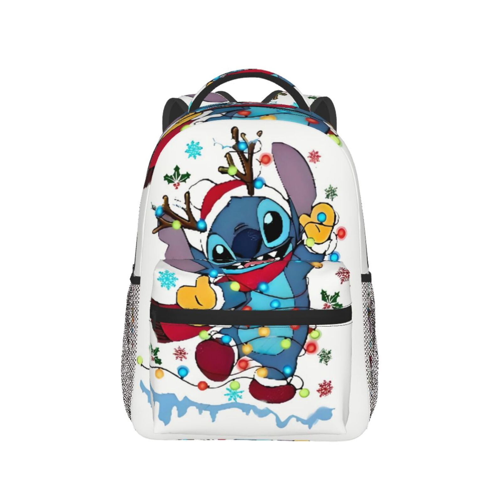 Merry Christmas Stitch Travel Backpack,Carry On Backpack Personal Item ...