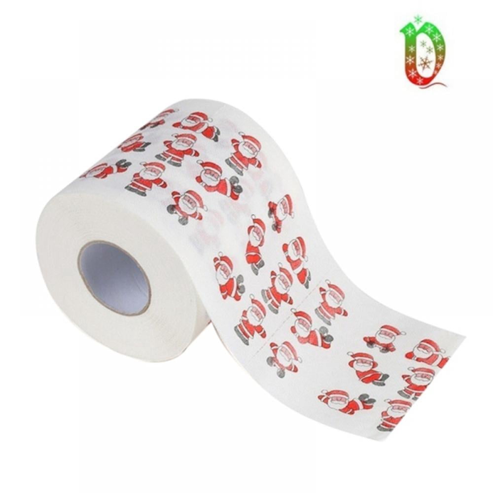 Merry Christmas Toilet Paper Tissue Napkin Prank Fun Birthday Party ...