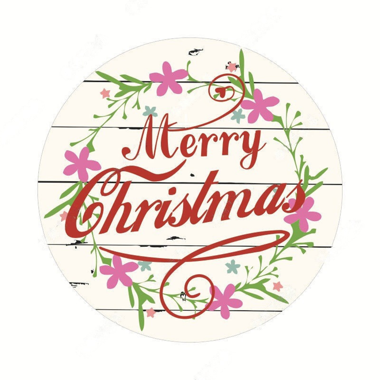 Merry Christmas Welcome Sign - Exquisite Patterns Christmas Door Hanger ...