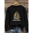 Merry Fishmas Funny Christmas Tree Fishing Lover Sweatshirt, for Men ...