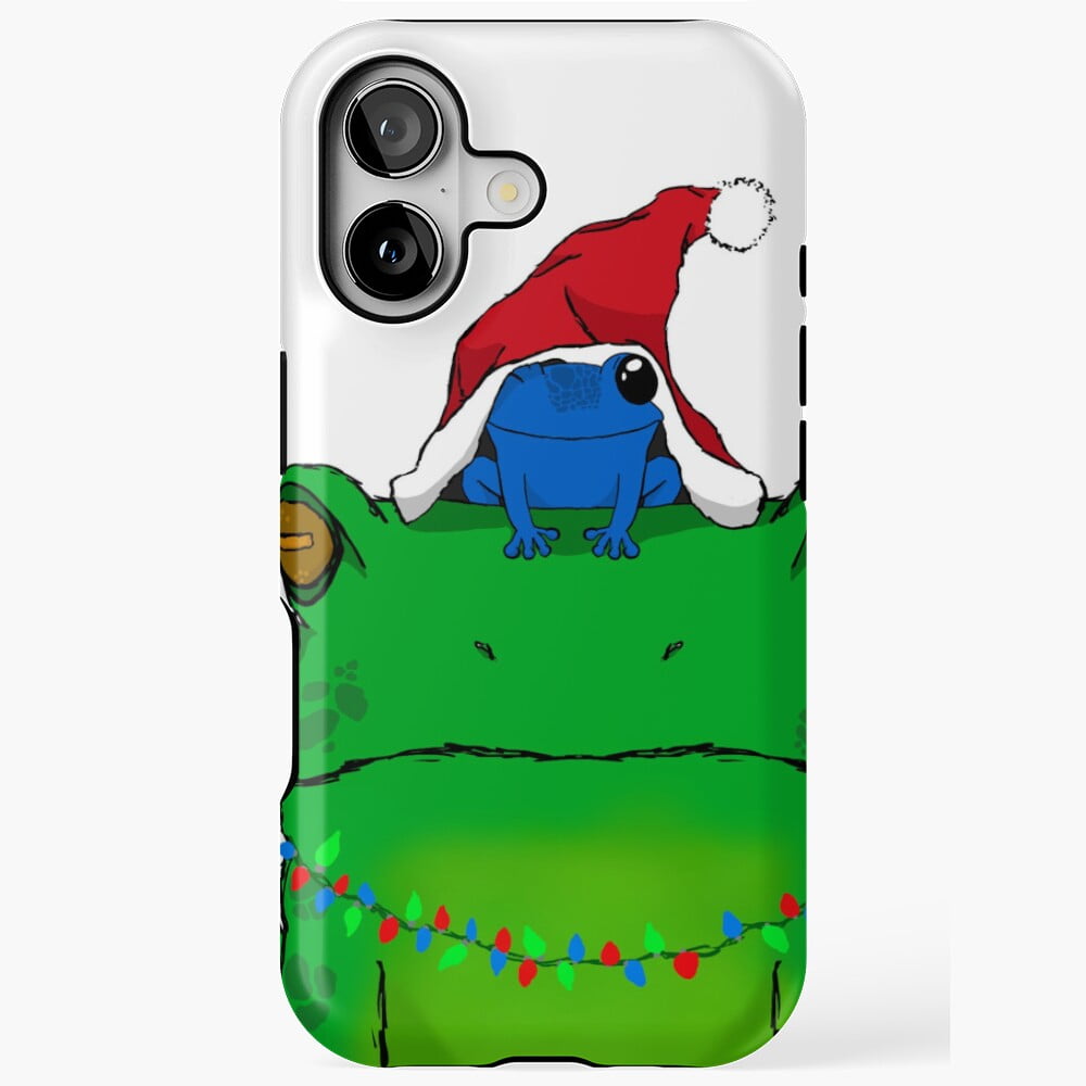 Merry Frogmas Cute Frog & Toad Phone Case with iPhone 17 to 11 Pro Max ...