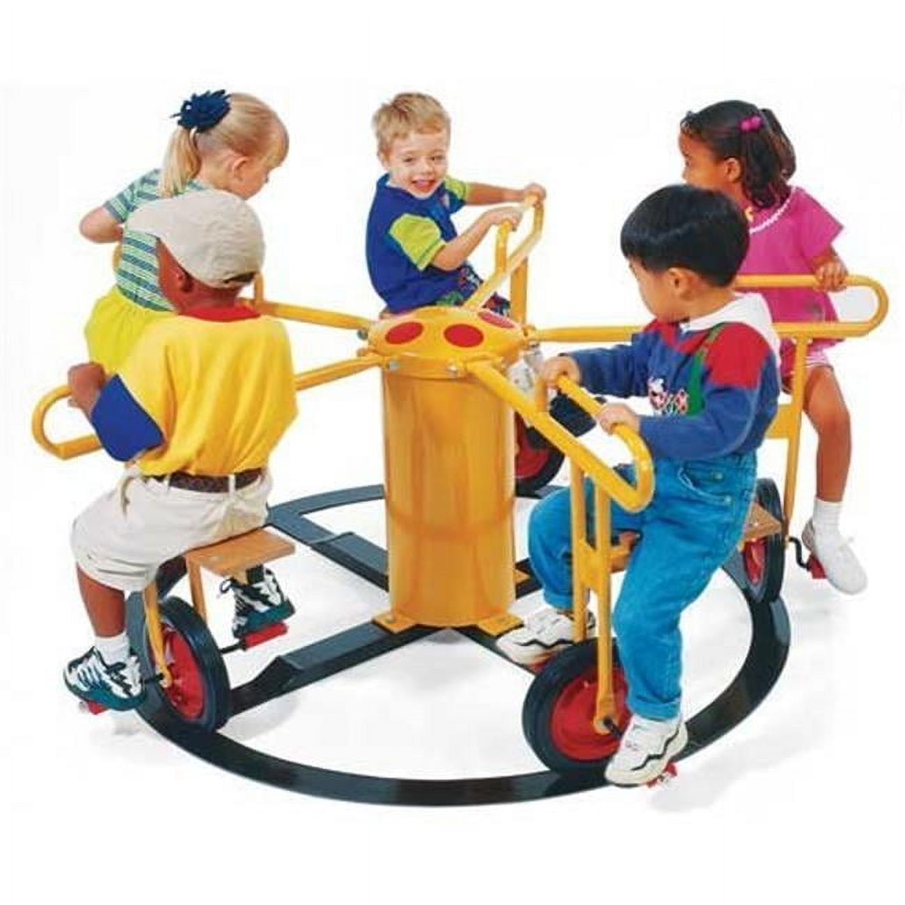 Merry Go Circel Cycle 5 Seat -Yellow Outdoor Commercial Playground ...