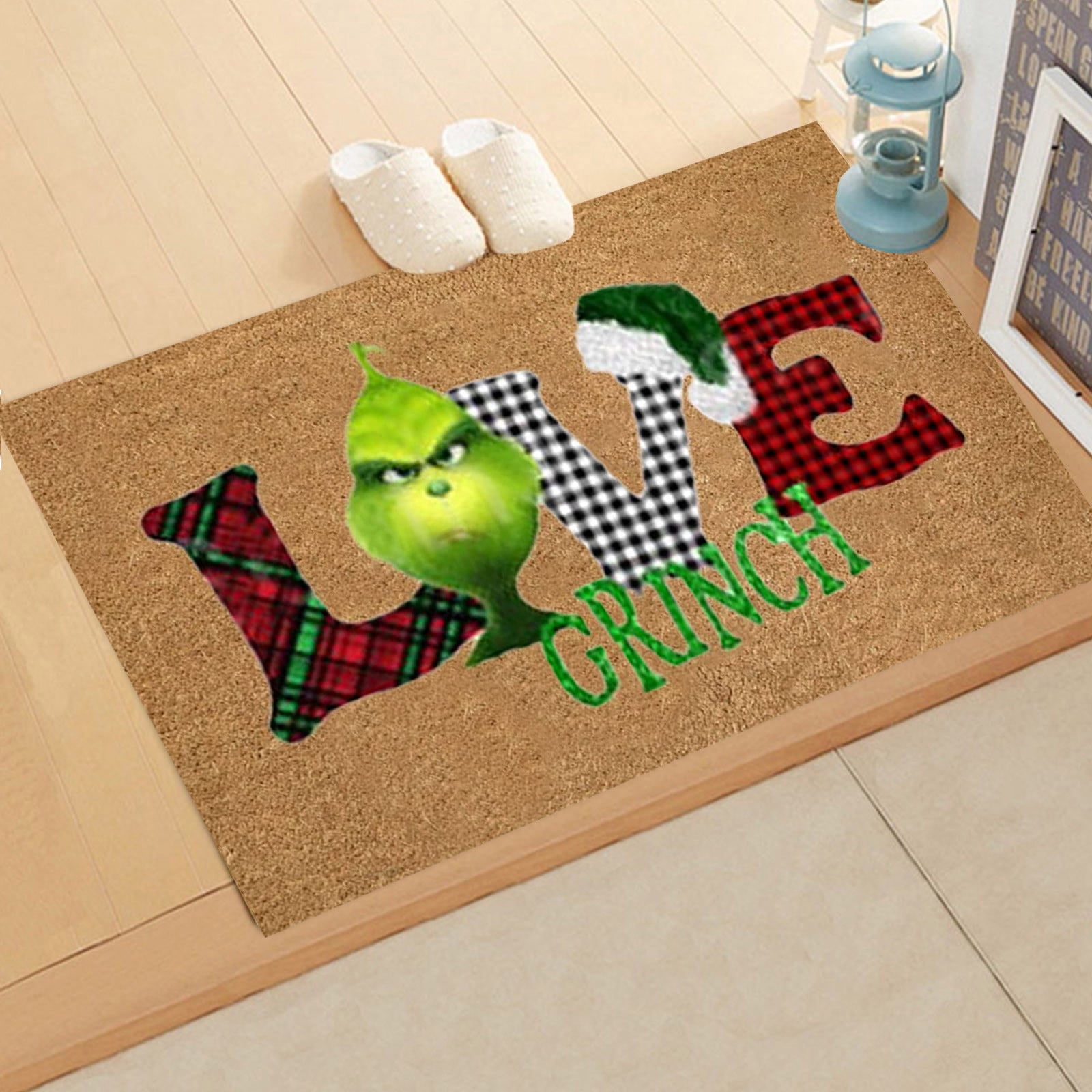 Merry Grinch Mas Outdoor Doormat, the Grinch Outdoor Christmas Decor ...