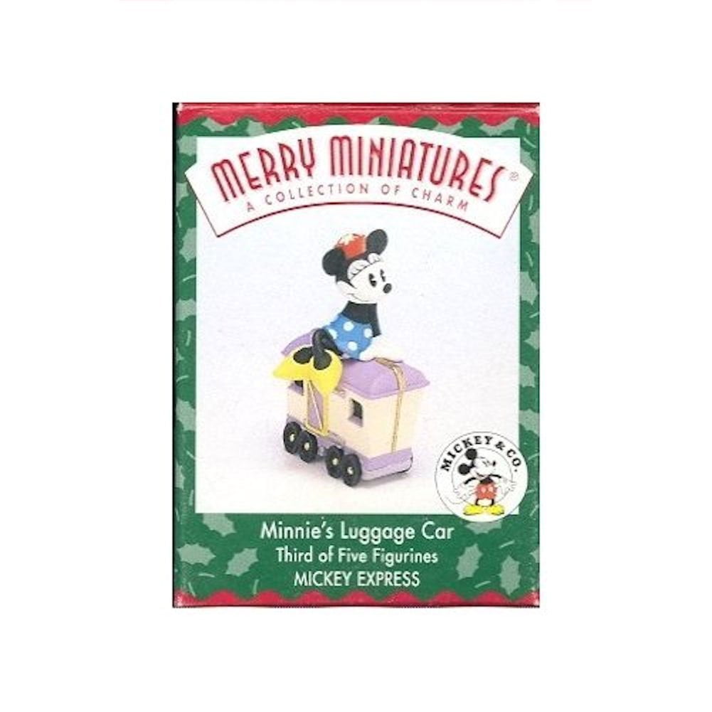Merry Miniatures Goofy's Caboose Hallmark Disney Mickey Mouse & Co ...