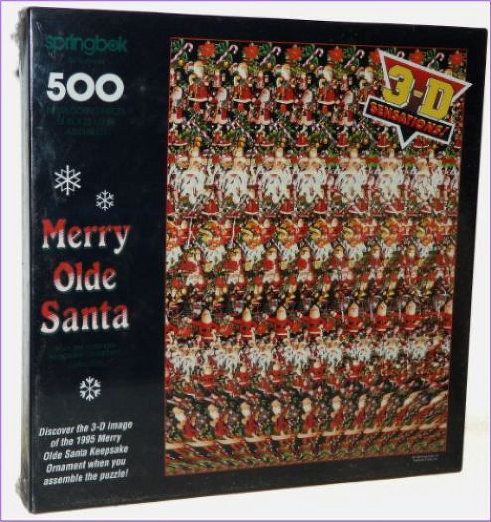 Merry Olde Santa 500 Piece Jigsaw Puzzle by Springbok by Hallmark ...
