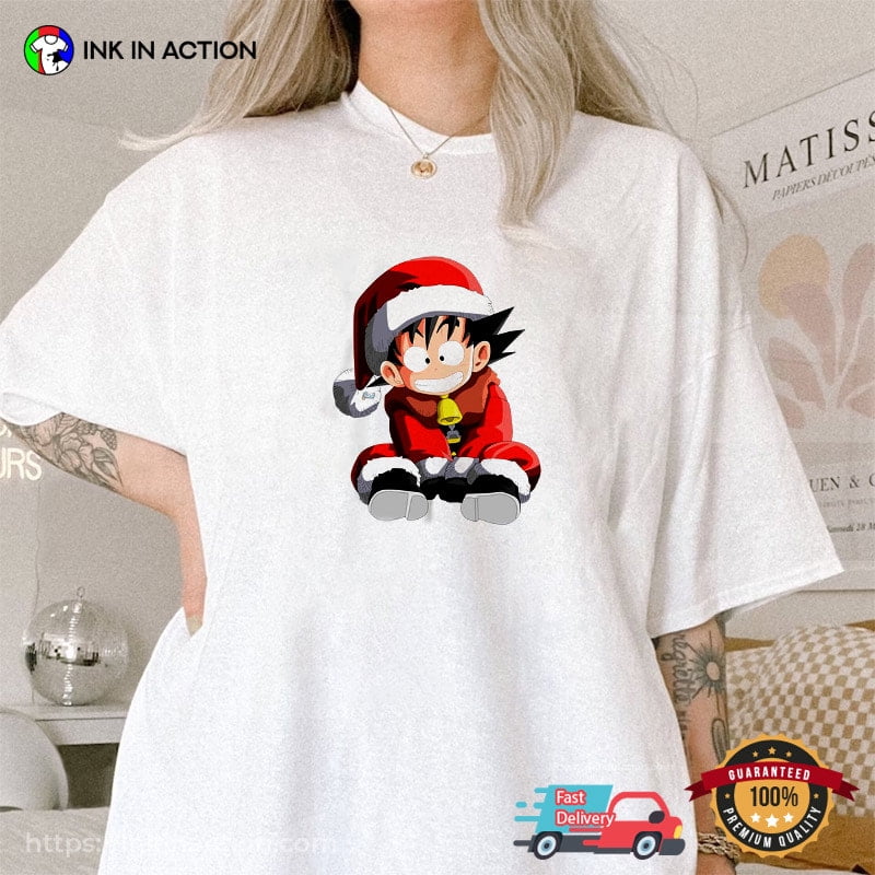Merry Xmas Goku Dragon Ball Z Christmas Dragon Ball Shirt - Walmart.com