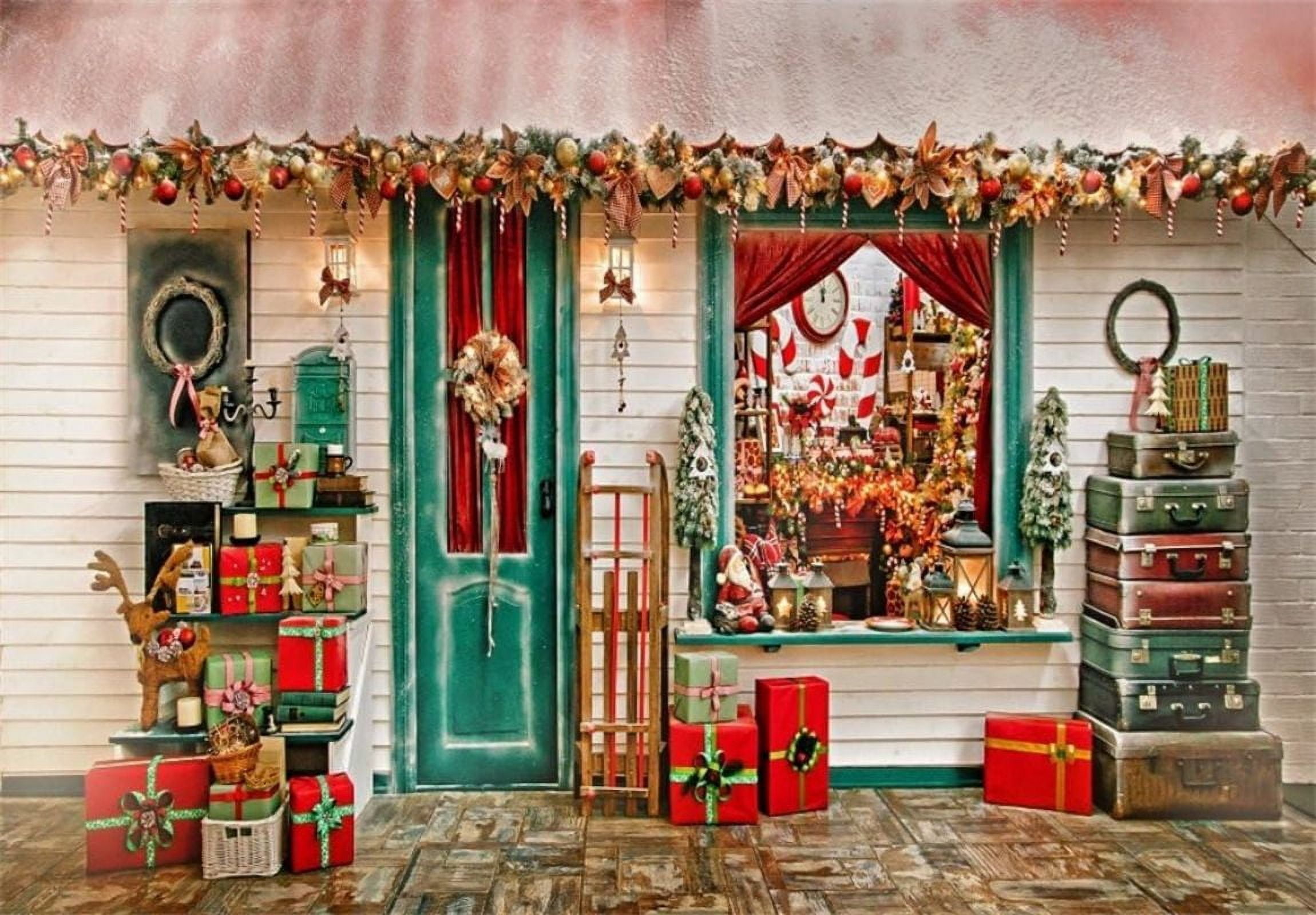 Merry Xmas Home Background Photo Wallpaper Photography Backdrops New ...