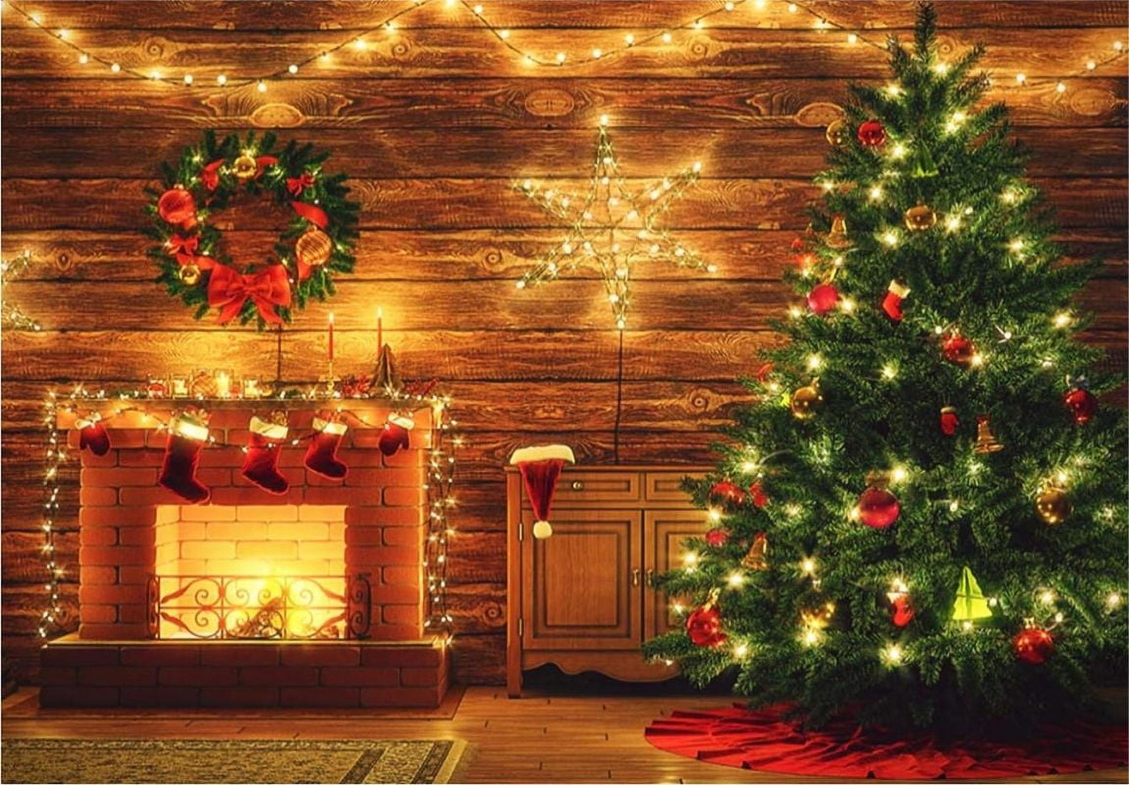 Merry Xmas Home Poster ration Background Photography Backdrops Snow ...