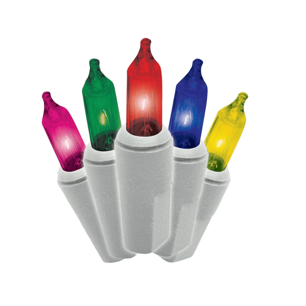 CC Christmas Decor Mini Christmas Lights - Multi-Color - 21ft White ...