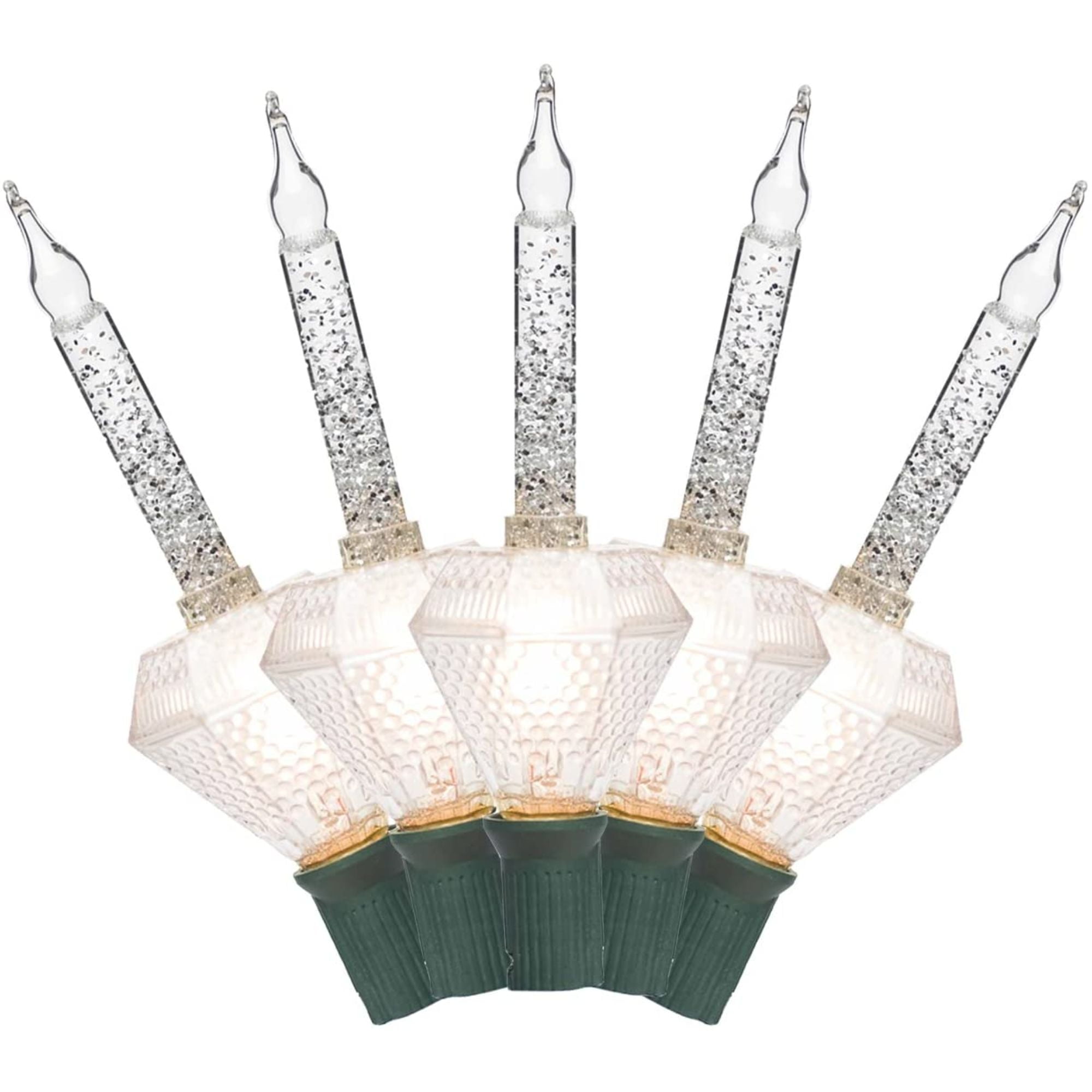 CC Christmas Decor Diamond Shaped Retro Christmas Bubble Light Set ...