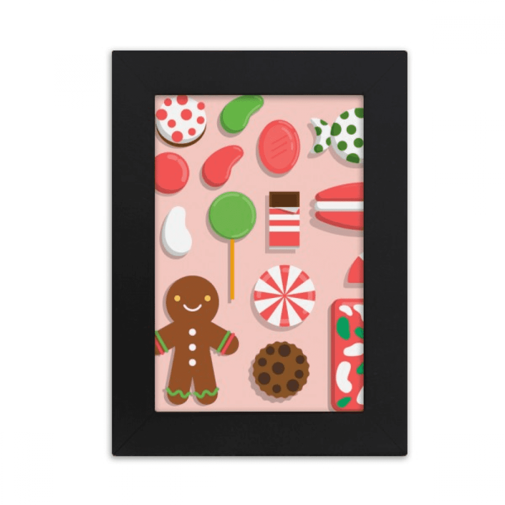 Merry mas Childhood Pattern Desktop Photo Frame Picture Display Art ...