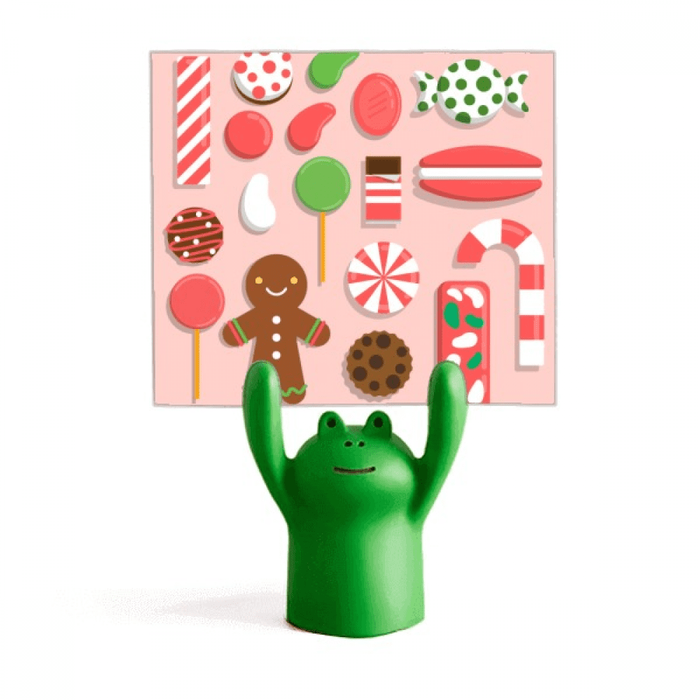 Merry mas Childhood Pattern Memo Holder Cartoon Animal Frog Stand ...