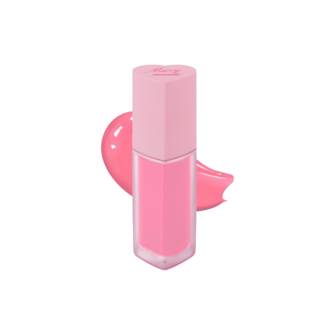 Merry monde Milk Heart Tint Lip & Cheek 02 Strawberry Milk, 1 Ea, 3 ...