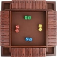 MerryPony Shut The Box Game Wooden 4 Player, 12 Inch Close The Box Game ...